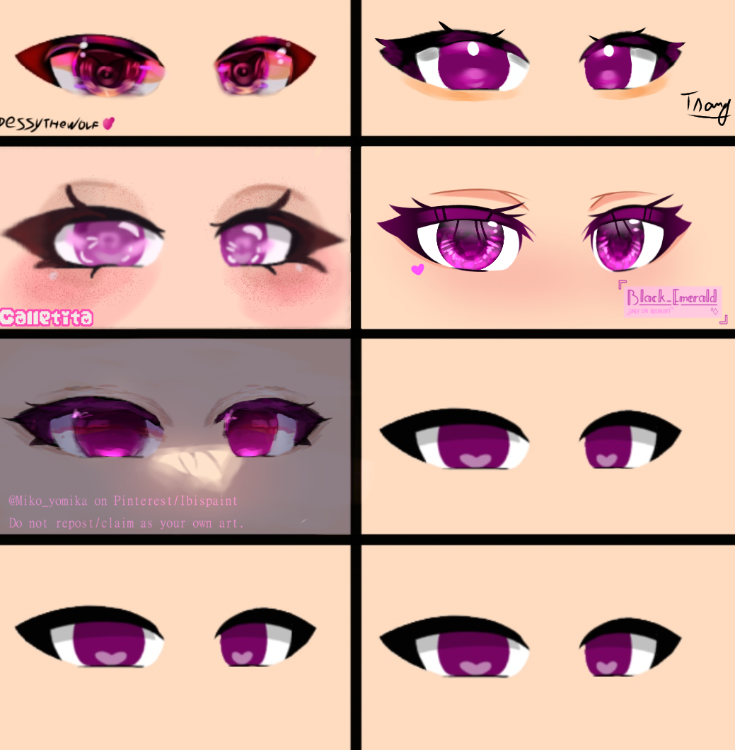 aw yes gacha eye edit collab - ibisPaint