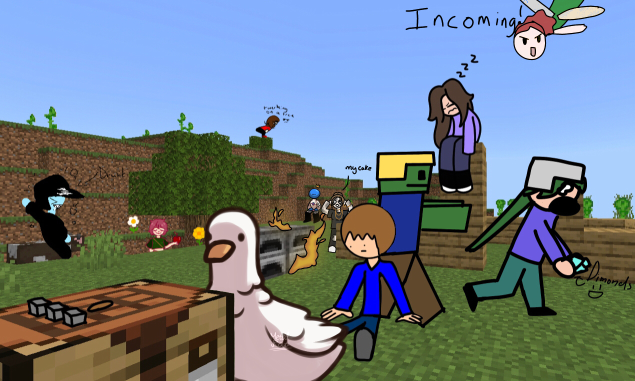 Minecraft Collab - ibisPaint