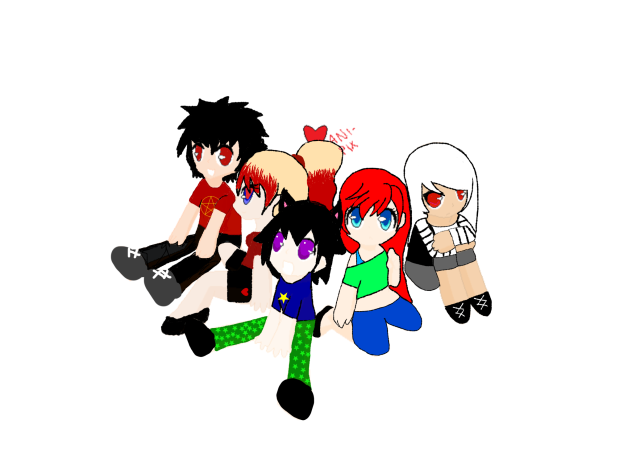 my oc and other oc friends - ibisPaint