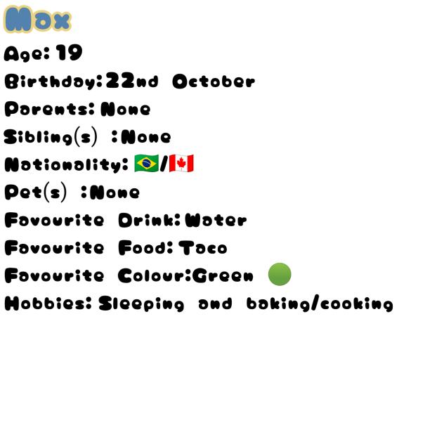 Max Information Sheet - ibisPaint