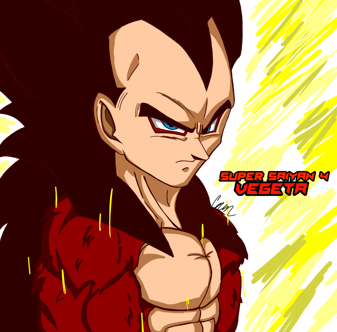 Super Saiyan 4 Vegeta - ibisPaint