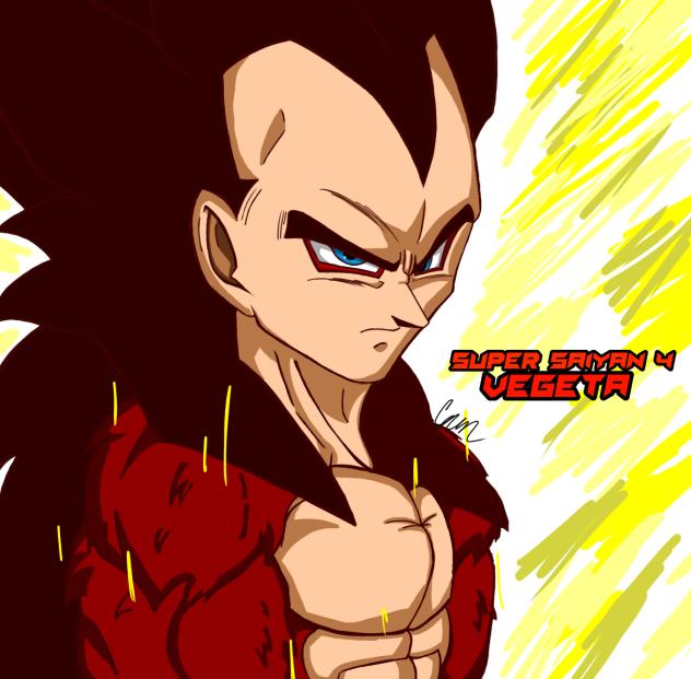 Super Saiyan 4 Vegeta - ibisPaint