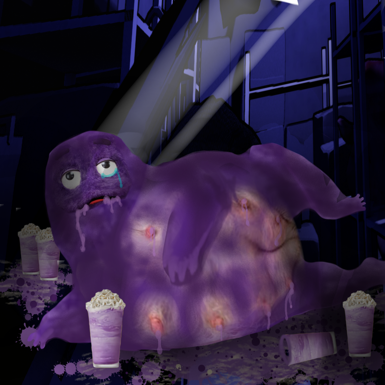 Grimace Shakes - ibisPaint