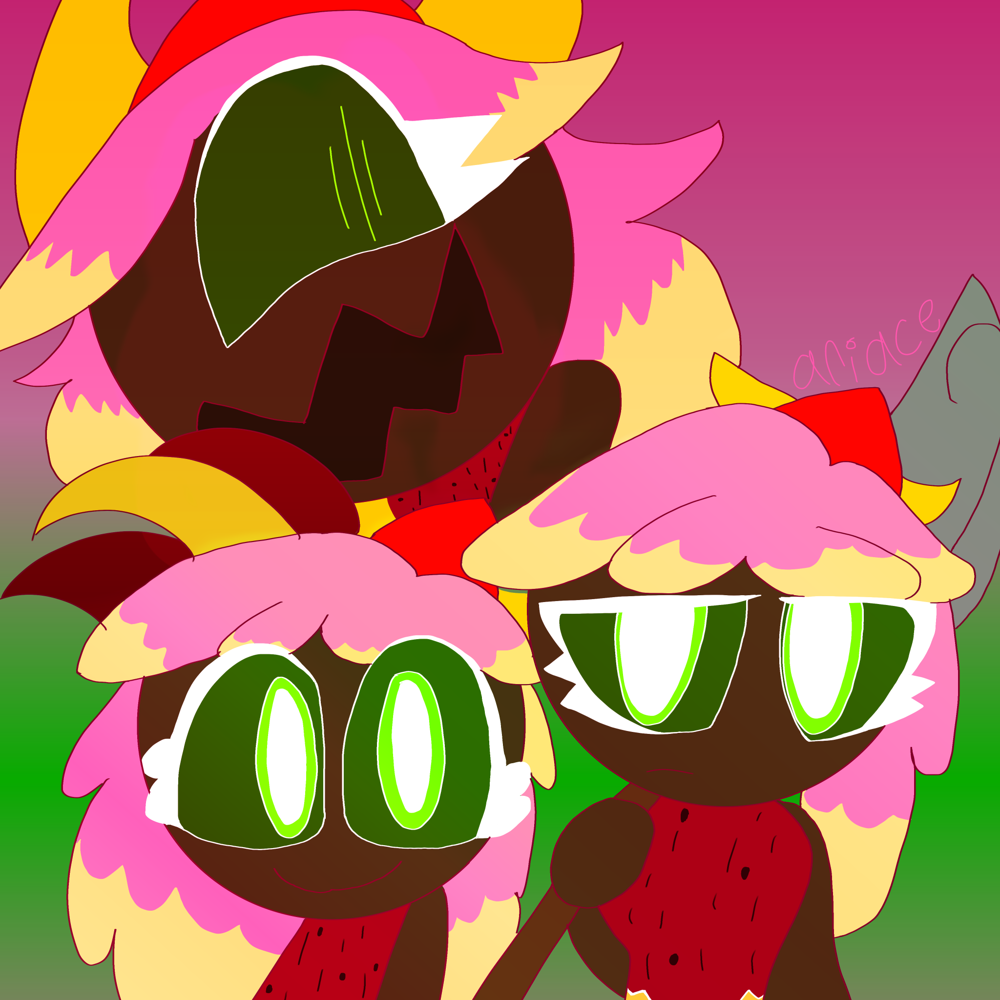 My crk oc and her forms & personalities - ibisPaint