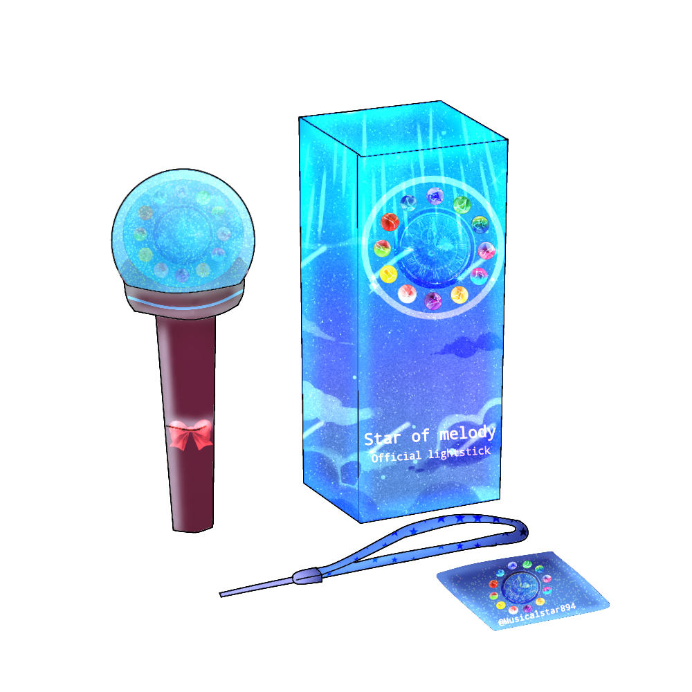 Wheel of constellations lightstick - ibisPaint