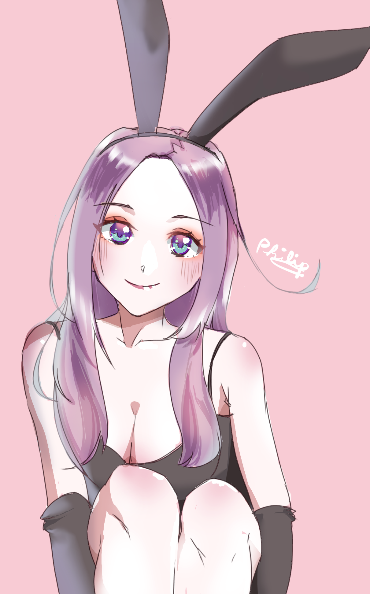 girl n rabbit - ibisPaint