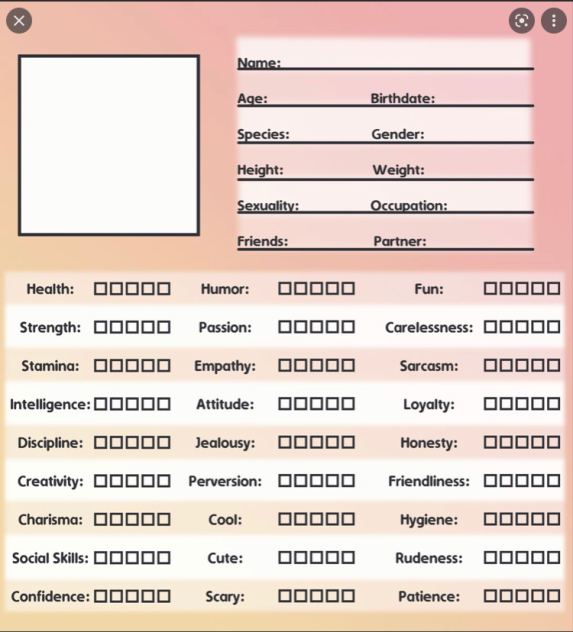 Blank OC Sheet - ibisPaint