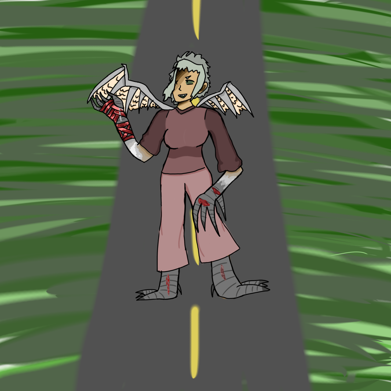 Mutated bird - ibisPaint