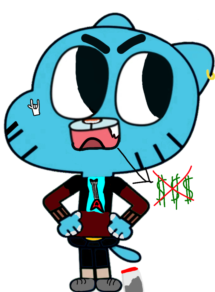 gumball ze droguinha - ibisPaint