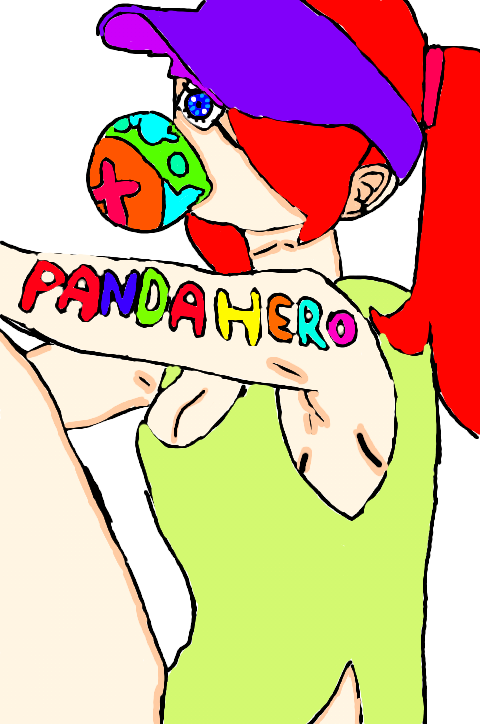 saya panda hero - ibisPaint
