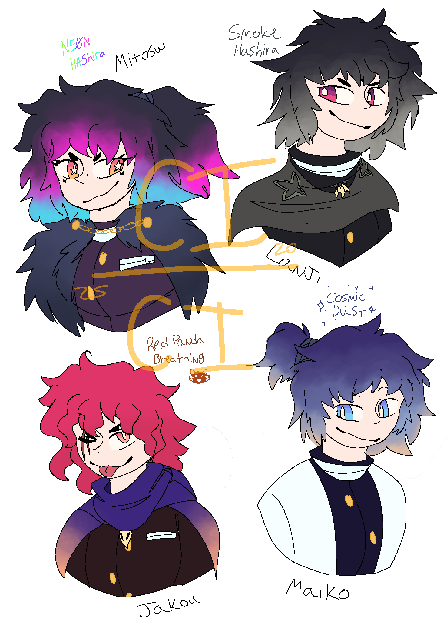 Siblings In Demonslayer - ibisPaint