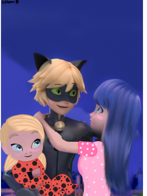 chat noir,marinette y 💫emma💫 - ibisPaint