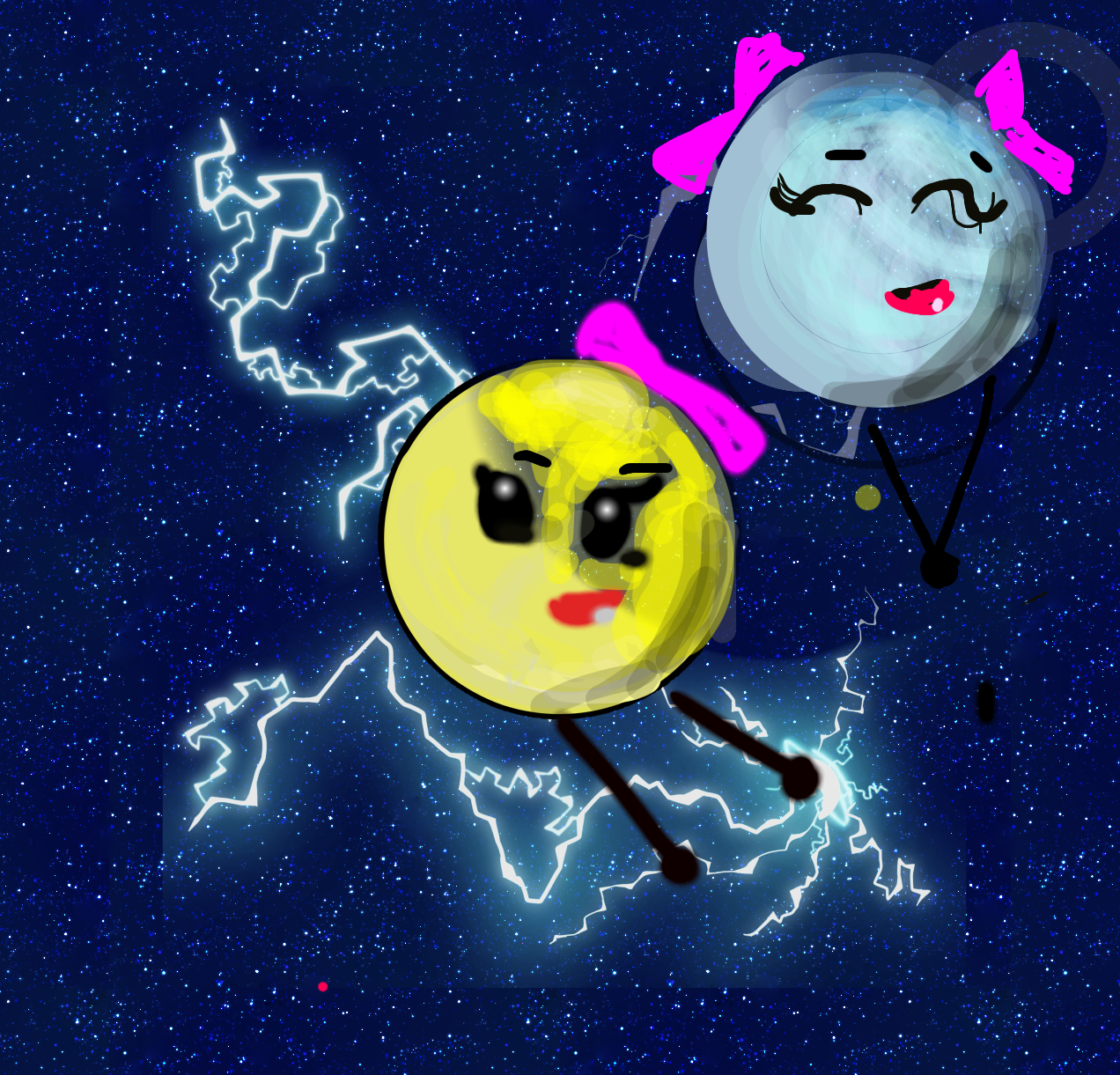 Happy moons - ibisPaint