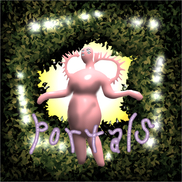 lazily made shiny portals album cover - ibisPaint