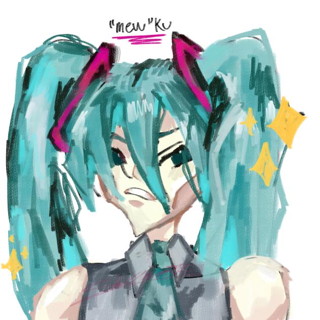this is a very old miku art - ibisPaint