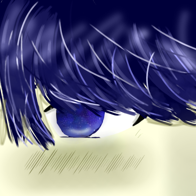 blue eye - ibisPaint