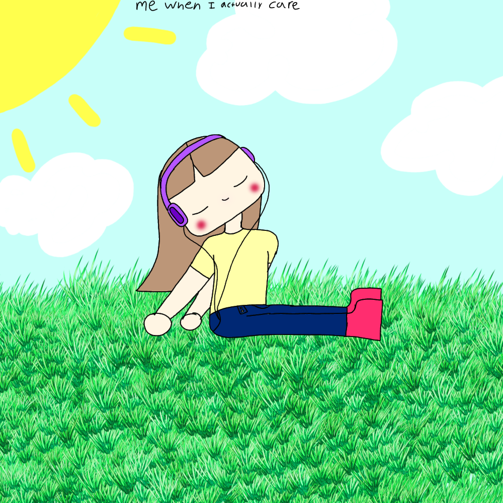 me when i actually care - ibisPaint