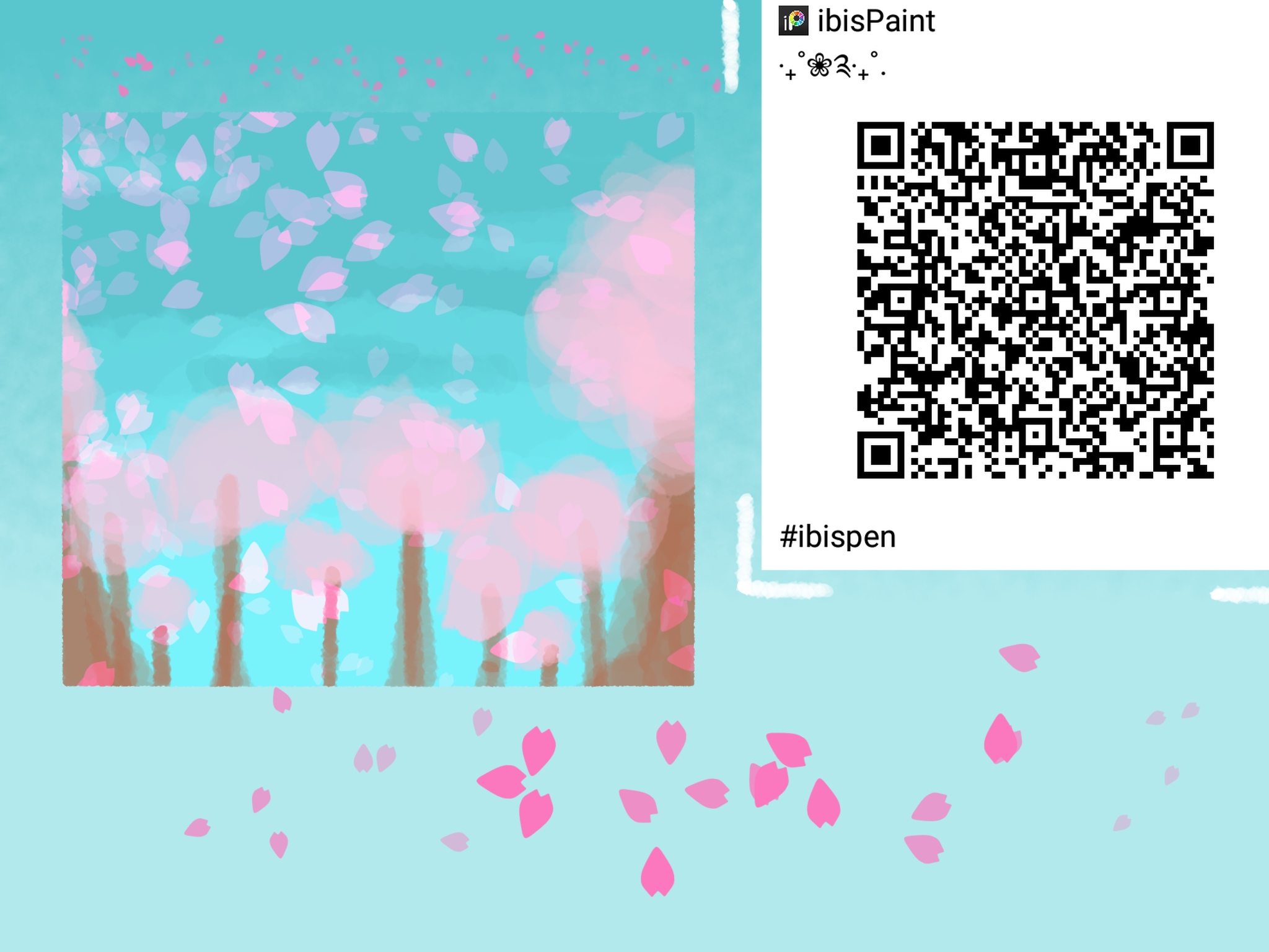 Flower Petal Brush. - ibisPaint