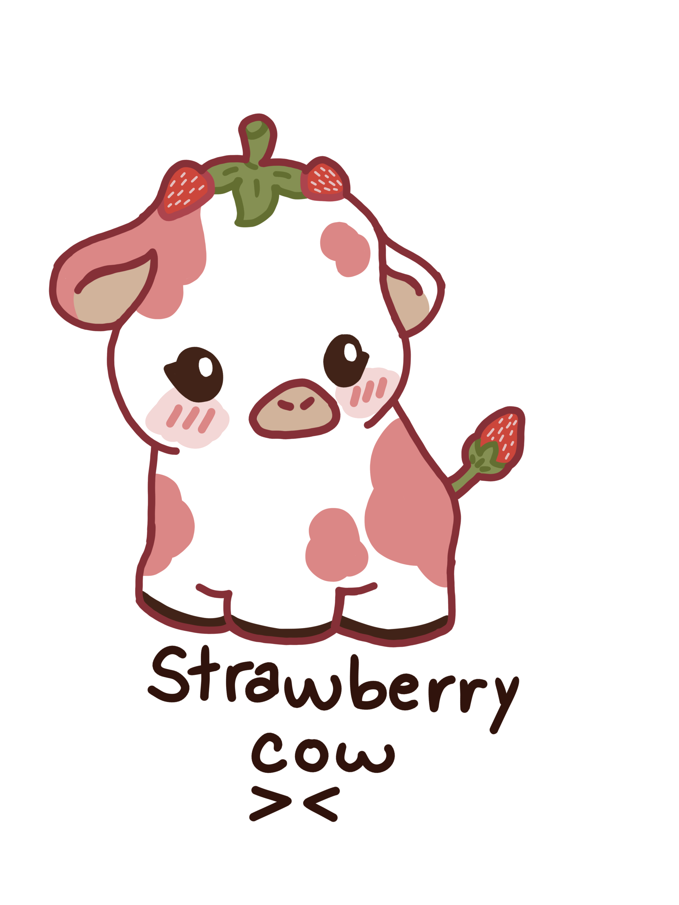 Strawberry cowww - ibisPaint