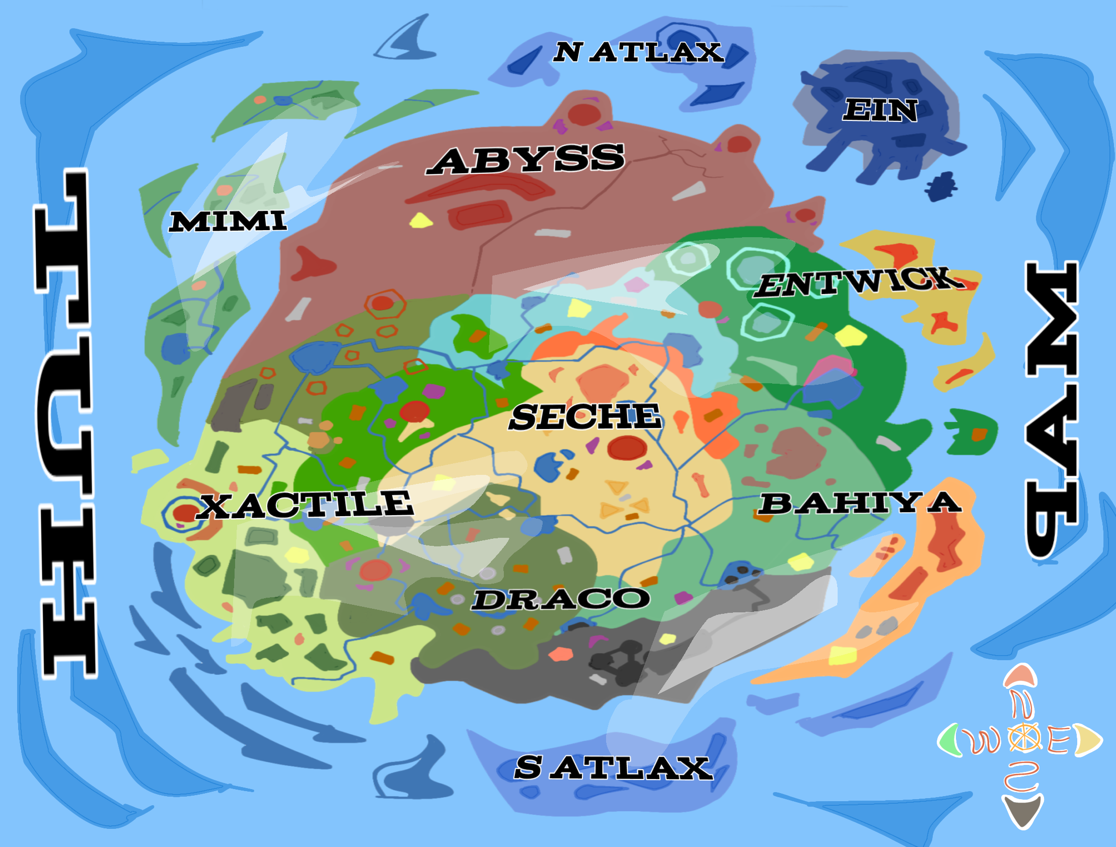 Tuh world map - ibisPaint