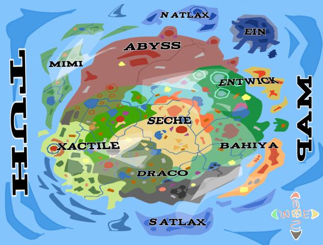 Tuh world map - ibisPaint