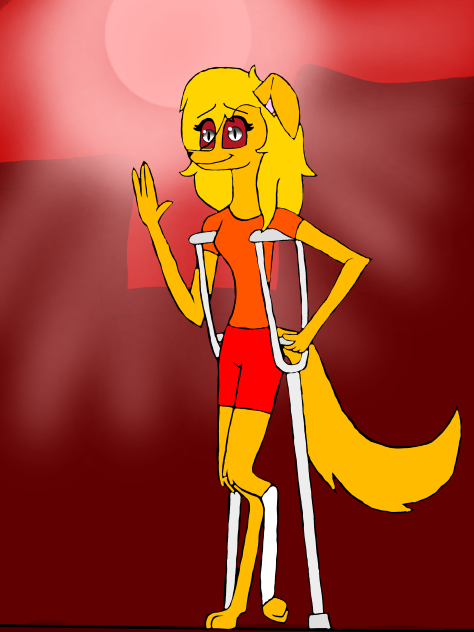 April the hellhound (Bear's dog) - ibisPaint