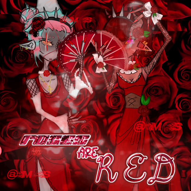 𝚁𝚘𝚜𝚎𝚜 ᴀʀᴇ 𝑹𝑬𝑫🥀 - ibisPaint