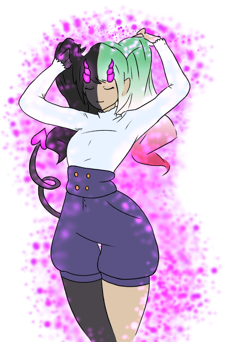 Abro Enderman hybrid OC - ibisPaint