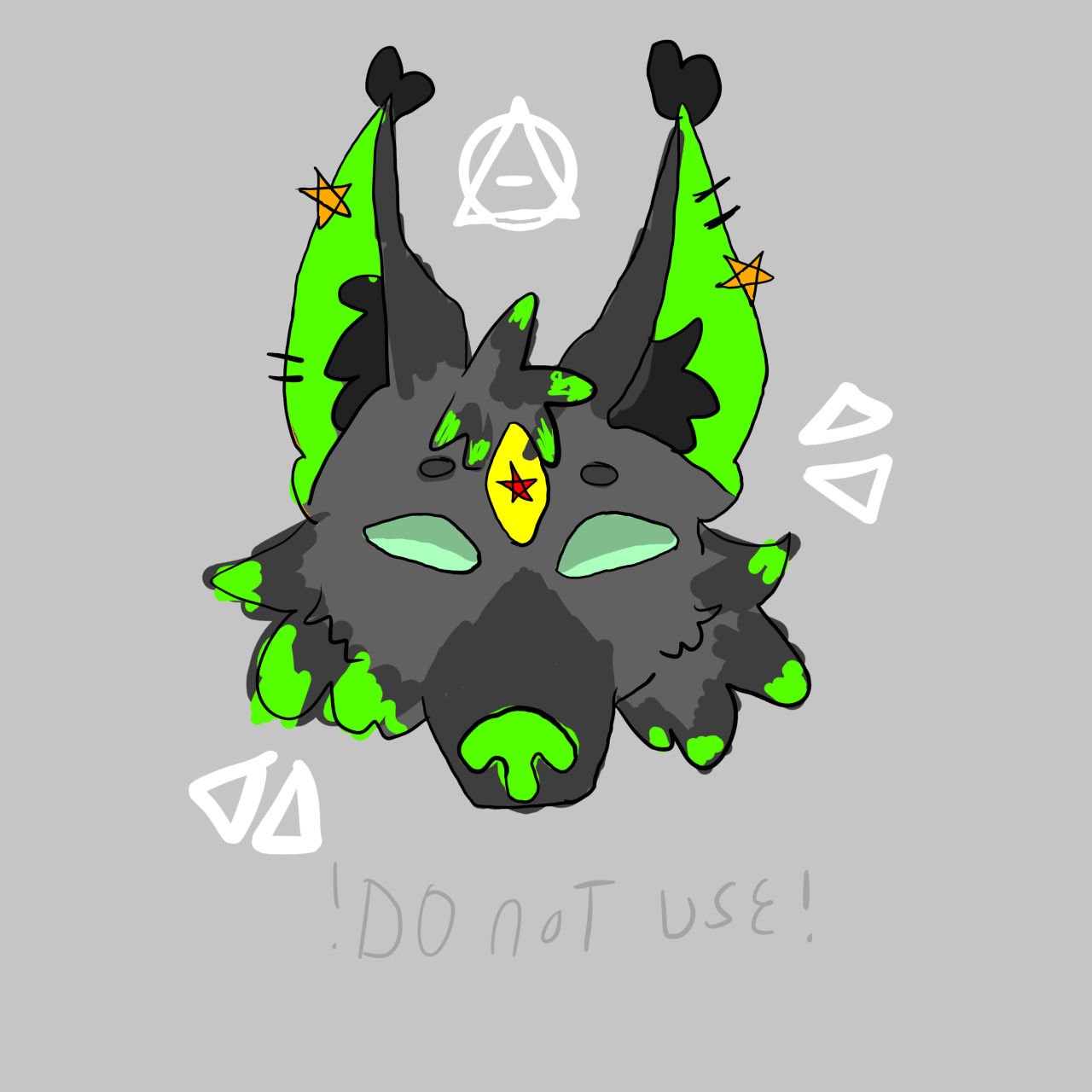 Silver fox mask design - ibisPaint