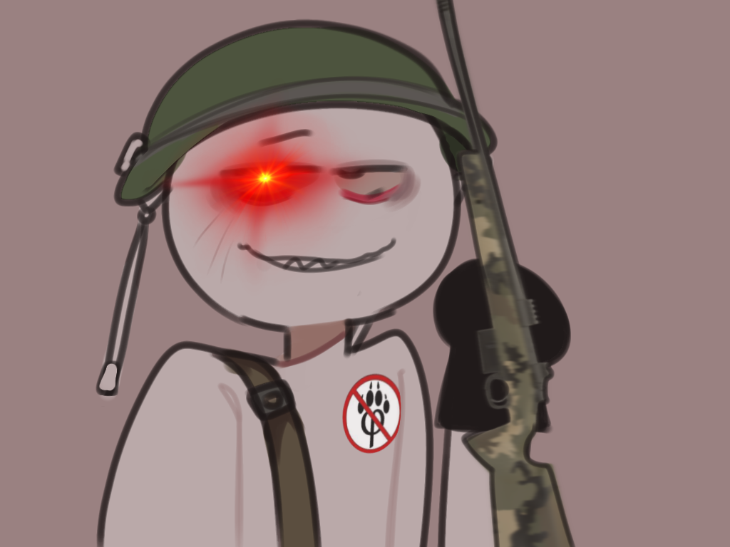 furry hater 😭 - ibisPaint
