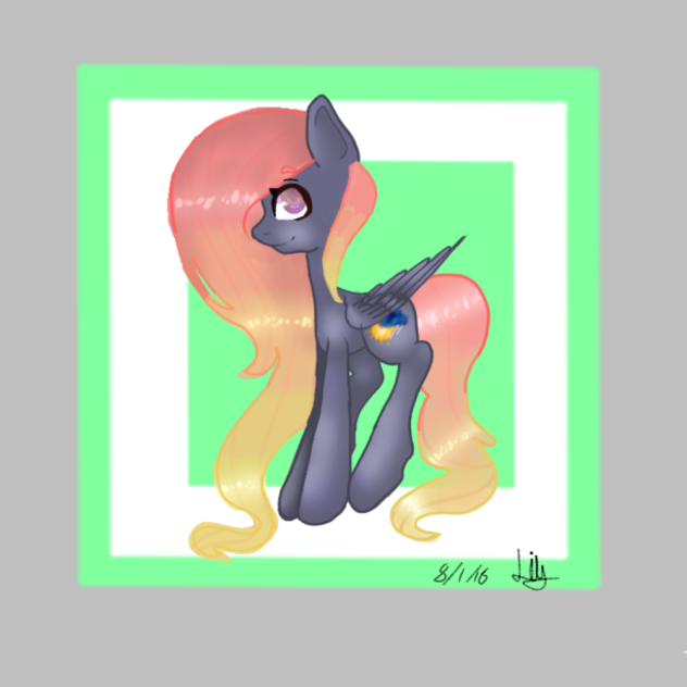 mlp Speedpaint ()Darkset oc - ibisPaint