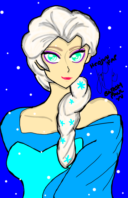 Elsa Frozen - ibisPaint