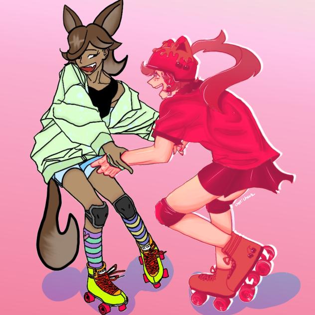 Skate collab for irl friend - ibisPaint