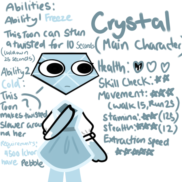 Crystal(For Dandy's world) - ibisPaint