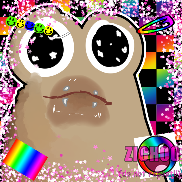 jelly artstyle pou 😱 - ibisPaint
