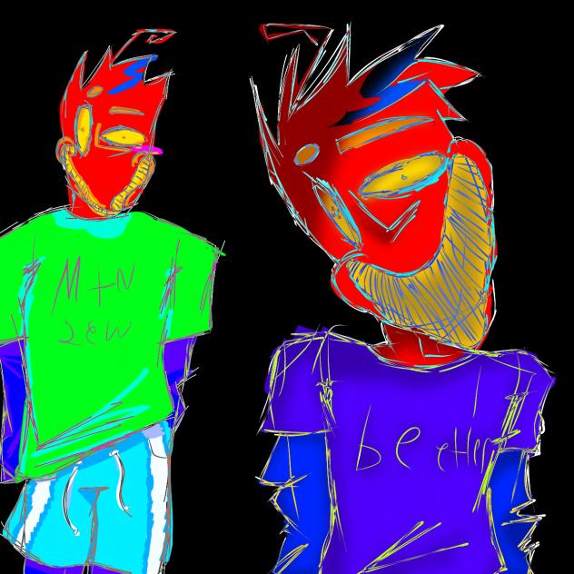 Cute little red guy - ibisPaint