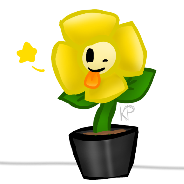flowey (undertale) - ibisPaint