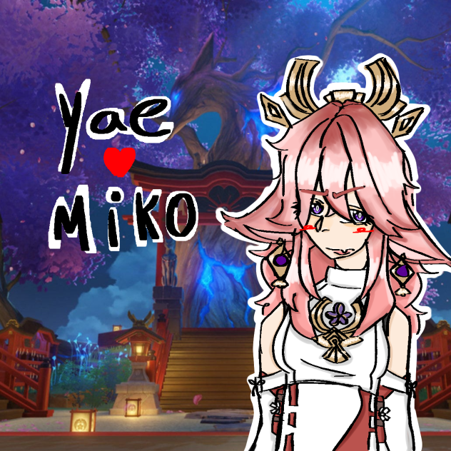 wonky miko - ibisPaint