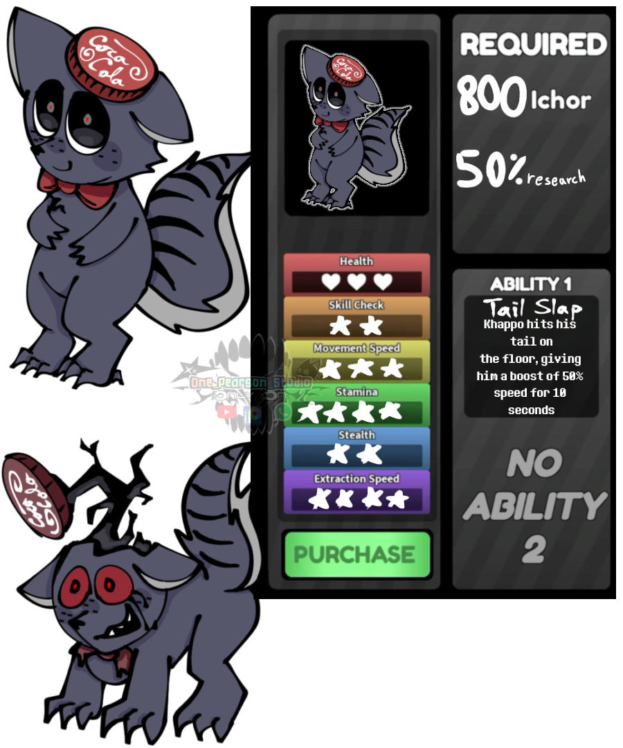 Khappo dandy's world toon concept - ibisPaint