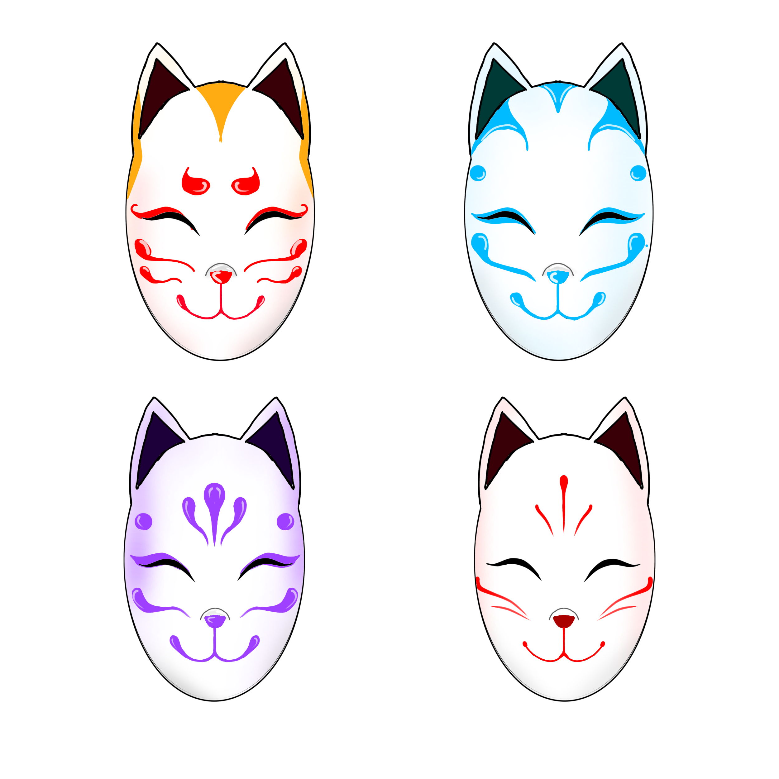 KITSUNE_MASK - ibisPaint