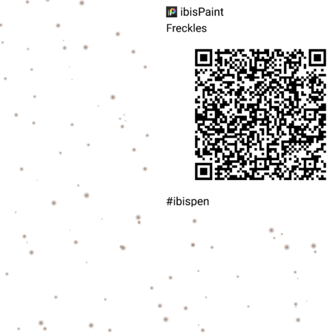 Freckle brush - ibisPaint