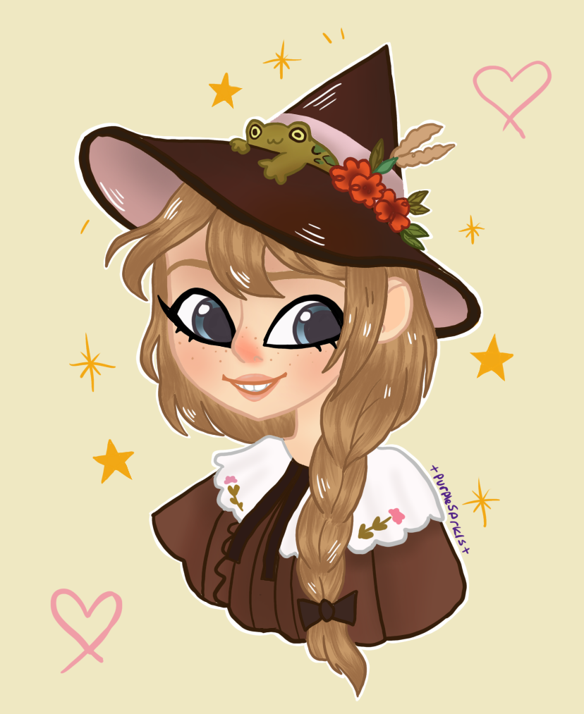 Cute Witch 🐸 - ibisPaint