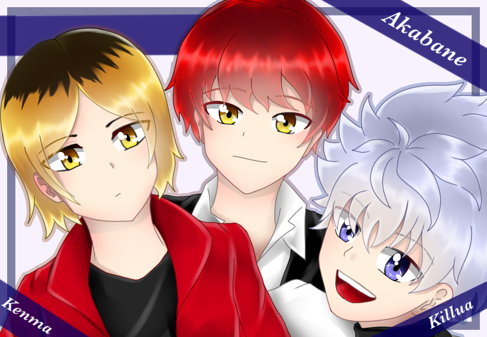 Kenma, karma, killua - ibisPaint