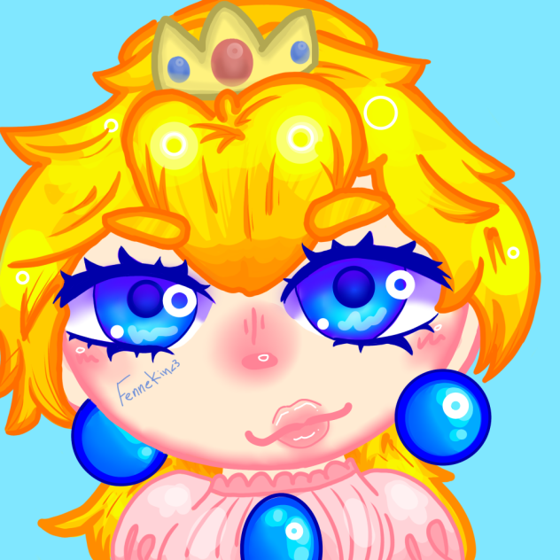 Princess peach - ibisPaint