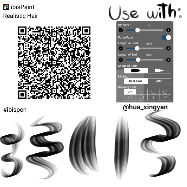 brush for hair ig - ibisPaint