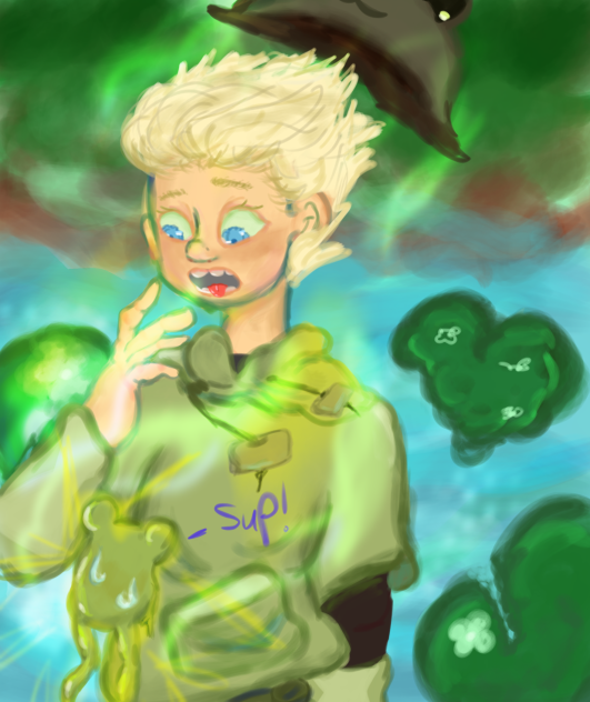 Frog pfp DTIY - ibisPaint