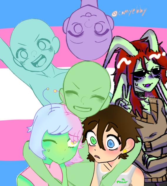 Alien or Transexual collab - ibisPaint