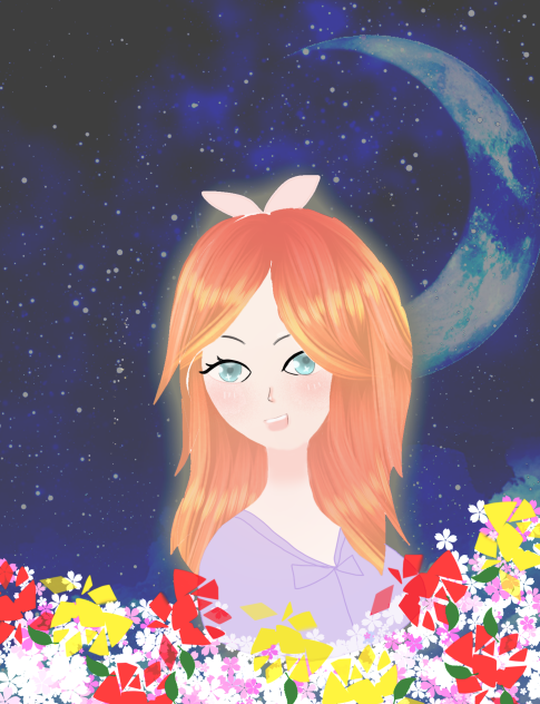 Moon drawing with me using ibis paint - ibisPaint