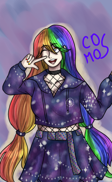 Rainbow Star redraw - ibisPaint