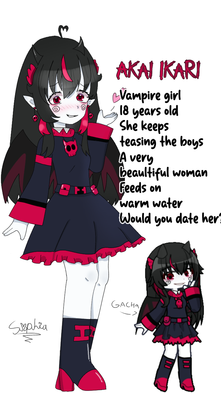 Akai Ikari (oc) - ibisPaint